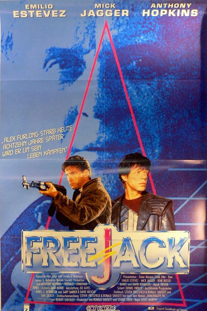 FREE JACK - Mick Jagger - Anthony Hopkins - Videoposter 84x54cm ...