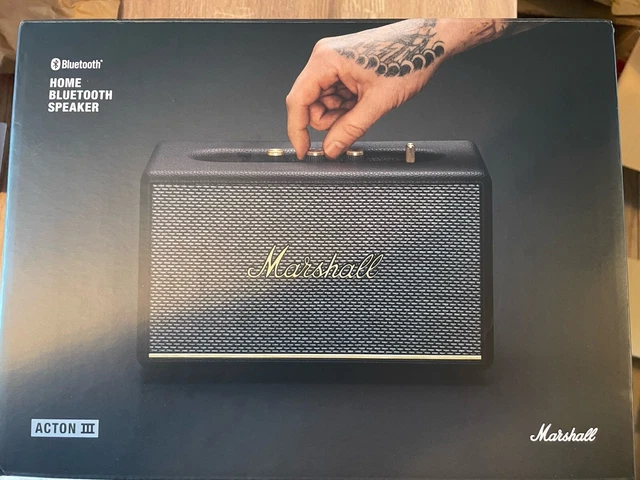 MARSHALL ACTON III Bluetooth Speaker New Sealed Box £180.00 - PicClick UK