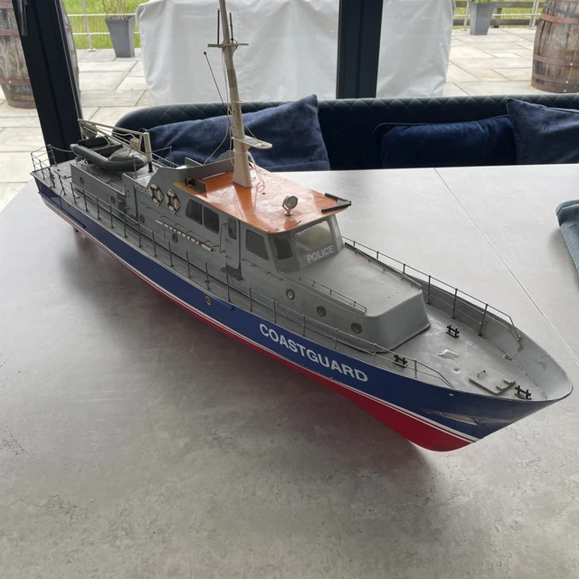 36” (910MM) LONG Motorised (not Working) Model Coastguard Boat £94.30 ...