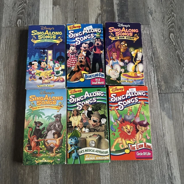 LOT OF 13 Disney's Sing Along Songs VHS Zip-A-Dee-Doo-Dah Christmas ...