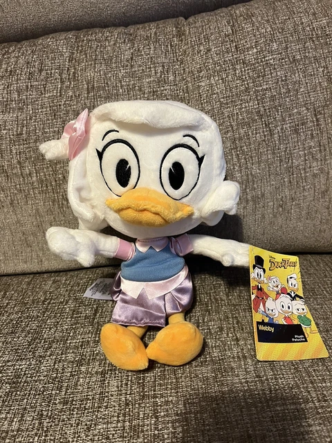 DISNEY STORE DUCK Tales Webby Vanderquack Plush 10" DuckTales Soft Toy ...