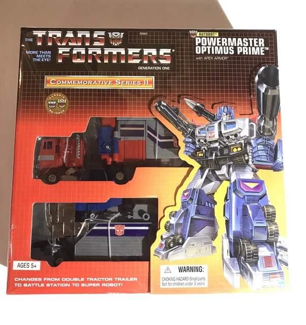 TRANSFORMERS POWERMASTER OPTIMUS PRIME REISSUE G-1 Mold AFA READY ...