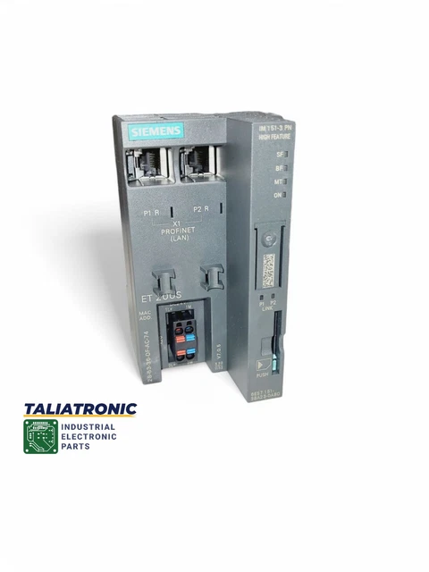 SIEMENS SIMATIC S7 ET200S CPU 6ES7 151-3BA23-0AB0 / 6ES7151-3BA23-0AB0 ...