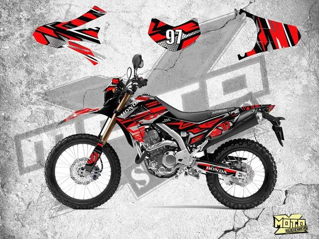 HONDA GRAPHICS AND decal kit - All models (CRF250L/M, 450 XR CR ...