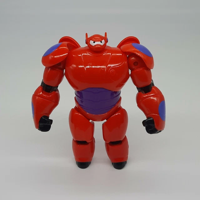 DISNEY BIG HERO 6 Baymax 4" Red Armor Bandai Action Figure 2014 $9.99 ...