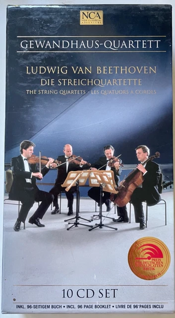 GEWANDHAUS QUARTETT - Ludwig van Beethoven : Die Streichquartette - CD EUR 5,79 - PicClick DE