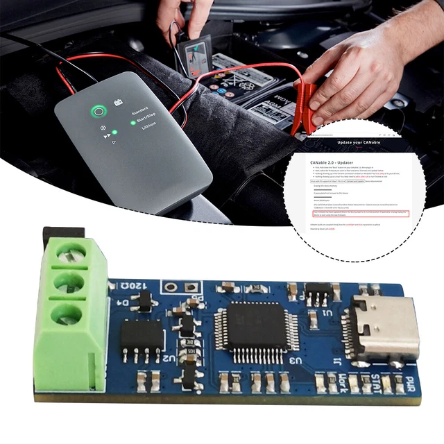 USB TO CAN Bus Adapter Module Canable 2 CAN & CAN FD Analyzer Linux ...