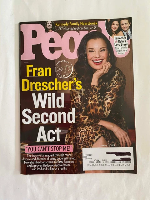 PEOPLE MAGAZINE JANUARY 19th 2026 Fran Drescher - Wild Second Act ...