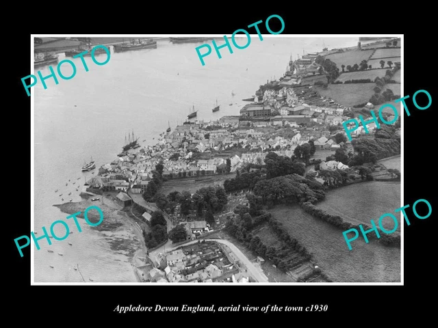 OLD LARGE HISTORIC PHOTO OF ALDERLEY EDGE ENGLAND AERIAL VIEW OF TOWN ...
