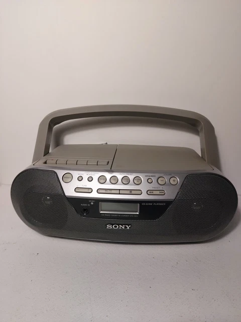 SONY CFD-S05 STEREO Boombox Registratore di cassette radio compact disc ...