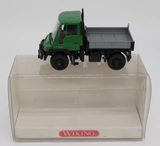 WIKING HO 1/87 Camion MB Mercedes Unimog U 400 Verde #3720233 IN Box ... WIKING HO 1/87 Camion MB Mercedes Unimog U 400 Verde #3720233 IN Box ...
