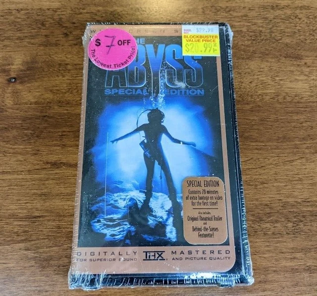 THE ABYSS SPECIAL Edition Widescreen VHS - THX Sealed Watermarked $15. ...