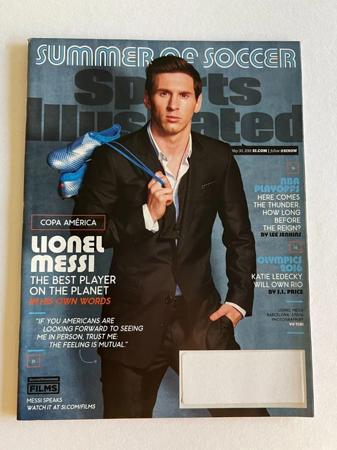 LIONEL MESSI * OLYMPICS KATIE LEDECKY May 30 2016 SPORTS ILLUSTRATED ...