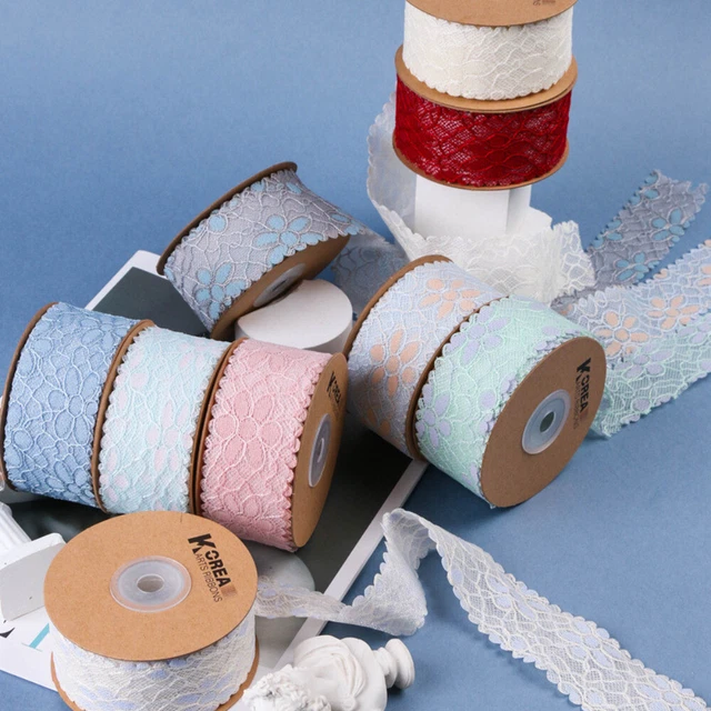 BLUMEN SPITZE BAND Rand Verzierungen Band Bestickt Hohl Aus Basteln ...