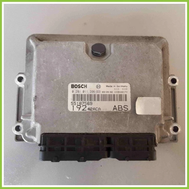 CENTRALINA MOTEUR INJECTION ECU BOSCH 0281011396 FIAT STILO 2V 1.9 JTD ...