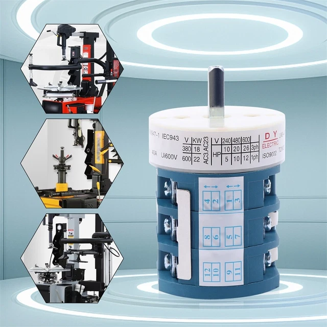 TIRE CHANGER MOTOR Machine Forward Reverse Turn Switch Pedal Switch ...