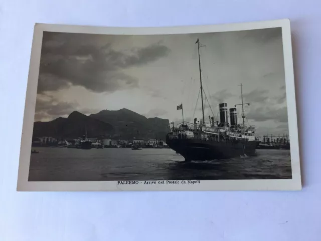 CARTOLINA MILITARE REGIA Marina Regia Nave Postale Da Napoli A Palermo ... CARTOLINA MILITARE REGIA Marina Regia Nave Postale Da Napoli A Palermo ...