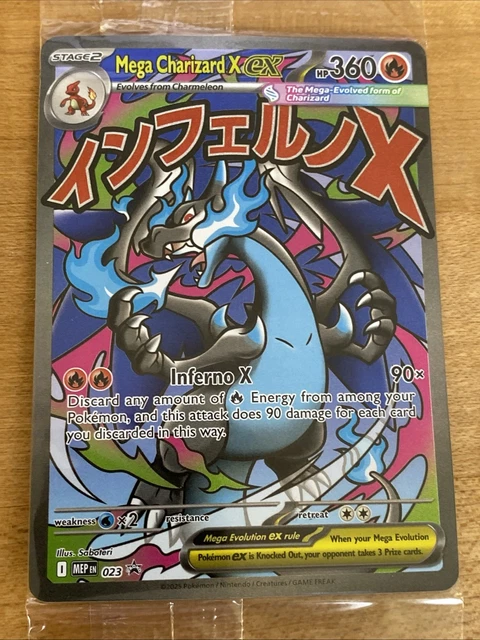 POKEMON MEGA CHARIZARD x Ex Phantasmal Flames UPC And Oricorio Ex Promo ...