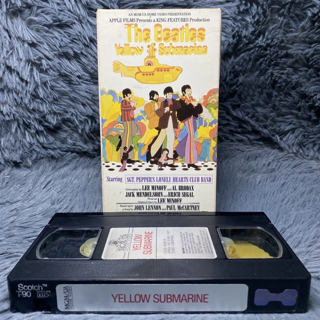 THE BEATLES - YELLOW SUBMARINE Vhs Video Tape 1968 Musical Animated ...