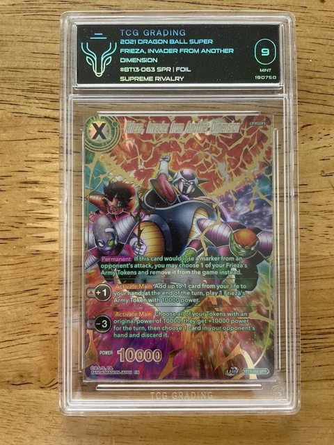 DRAGON BALL SUPER, PSA, Frieza, Invader from Another Dm BT13-063 TGC 9.5 Alt Art EUR 181,51 ...