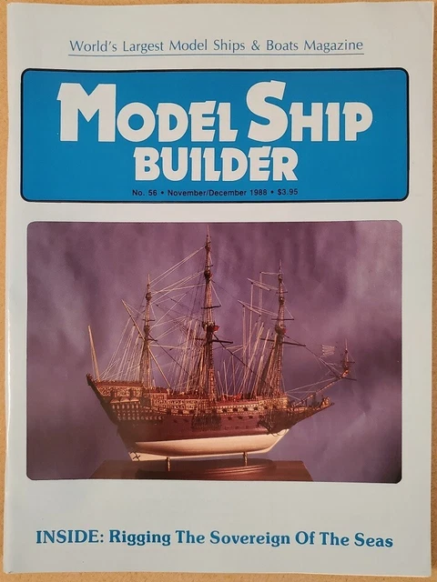 MODEL SHIP BUILDER Magazine - 1988 - Complete Year $24.26 - PicClick
