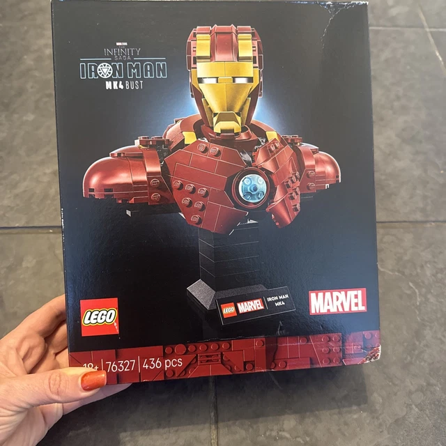 LEGO MARVEL IRON Man MK4 Bust 76327 Infinity Saga - Brand New & Sealed ...