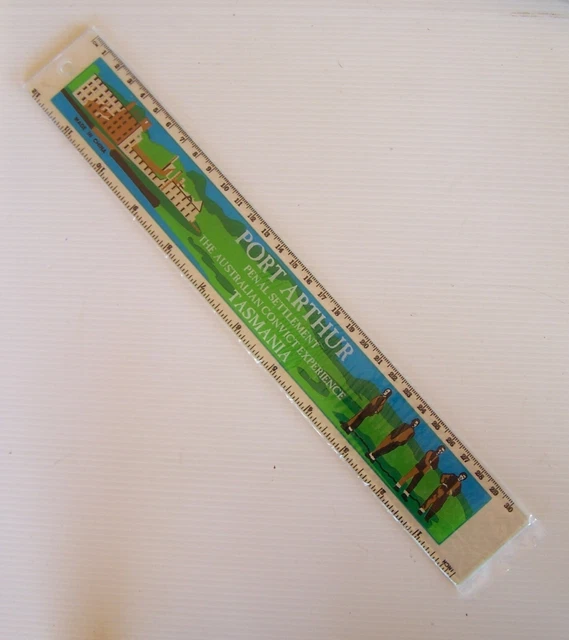 VINTAGE PORT ARTHUR TASMANIA SOUVENIR PROMO ILLUSTRATED 30cm 12-inch ...
