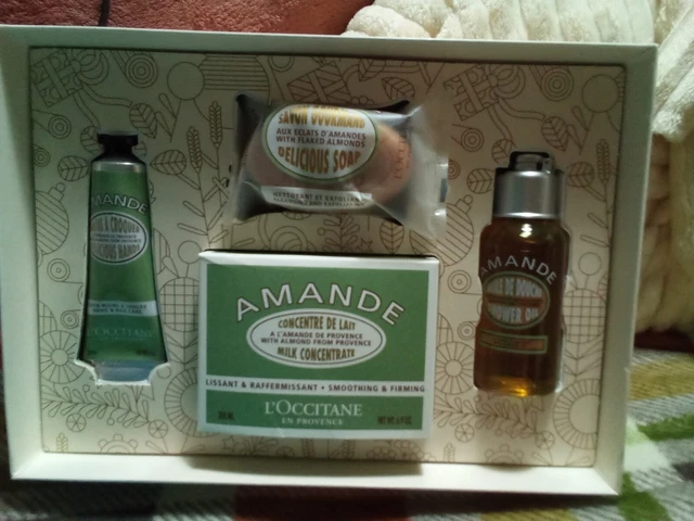L’OCCITANE DELICIOUS ALMOND Collection inc 200ml Milk Concentrate Brand ...