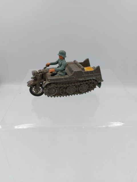 BRITAINS DEETAIL WW2 German Kettenkrad BMW Half-track Motorcycle Made ...