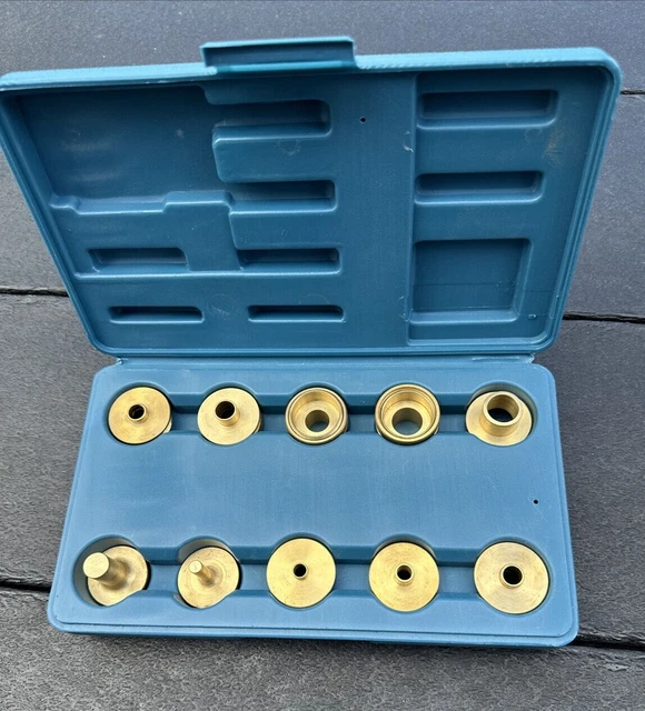 ROCKLER 12 PCS Brass Router Template Guide Bushing Set $24.99 - PicClick