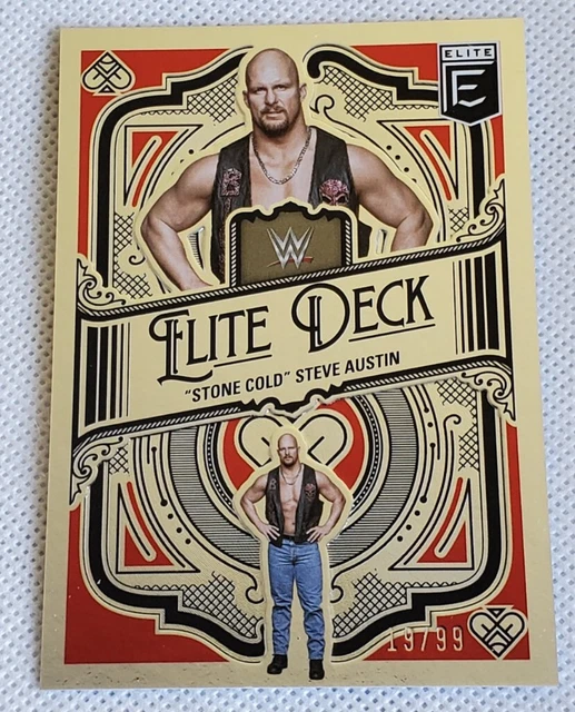 STONE COLD STEVE Austin - 2023 Donruss Elite WWE - Elite Deck #5 - Red ...