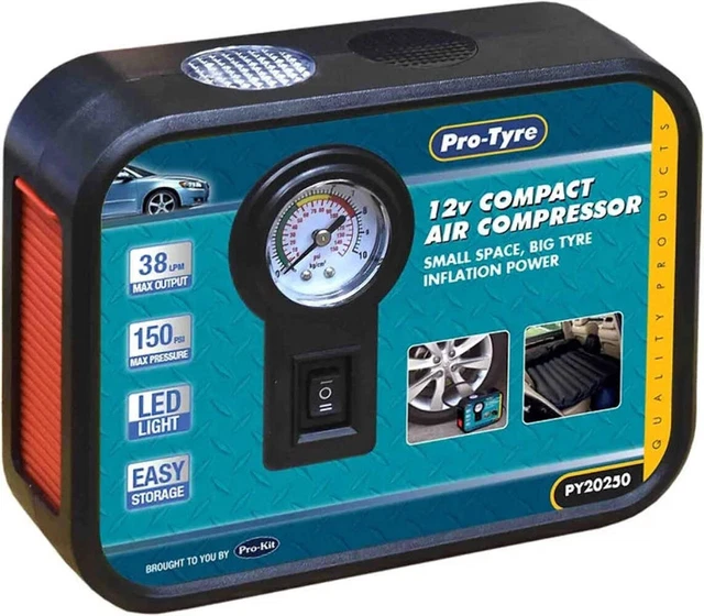 12V AIR COMPRESSOR Compact - Pro Tyre $60.99 - PicClick AU
