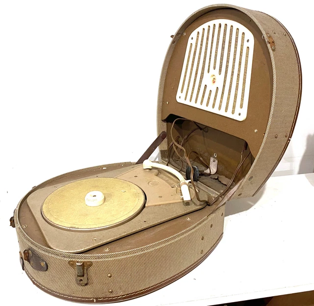 ANCIENNE VALISE TOURNE disque Portatif Philips AG 2113 EUR 37,00 ...