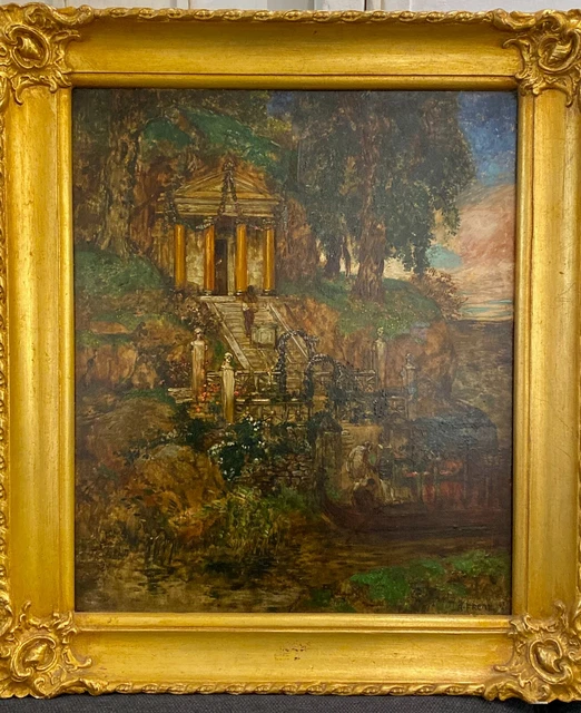 ALEXANDER FRENZ (1861-1941) Arcadie, 1897 Art Nouveau Symbolism ...