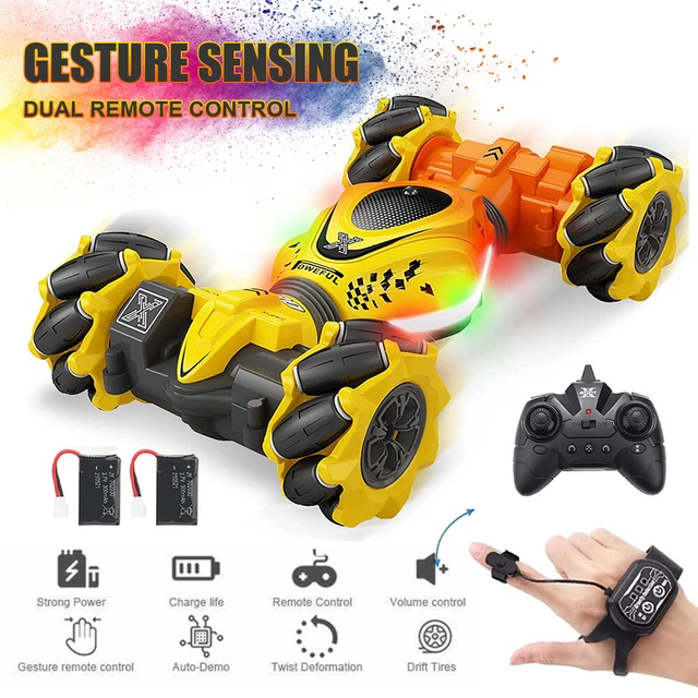 4WD 360° RC Stunt Car Hand Gesture Off-Road Sensing Car Gift Remote ...