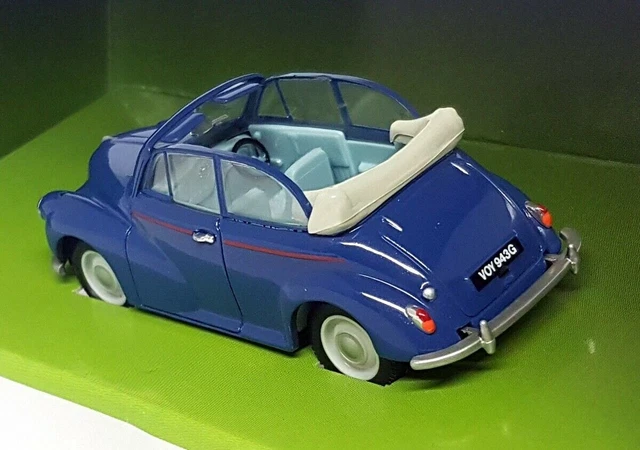 CORGI 1/43 - Lovejoy Morris Minor Convertible Blue Diecast Model Car ...
