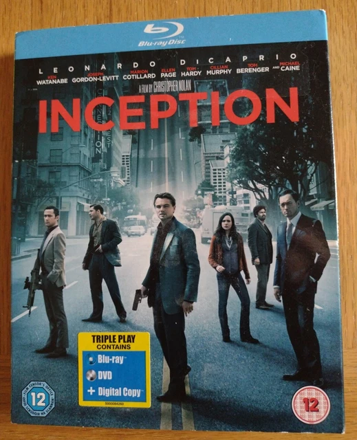 INCEPTION BLU-RAY + DVD Christopher Nolan Leonardo DiCaprio Tom Hardy ...