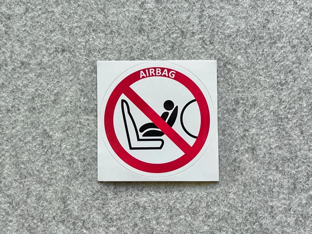 AIRBAG STICKER・AUFKLEBER・DECAL・PORSCHE BMW MINI Mercedes Audi VW Toyota ...
