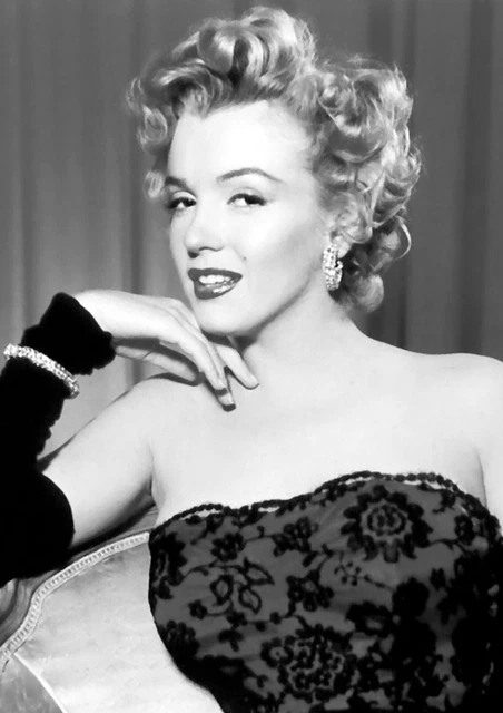 Marilyn Monroe Monochrome Photo Print 93 A4 Size 210 X 297mm 8 5 X 11