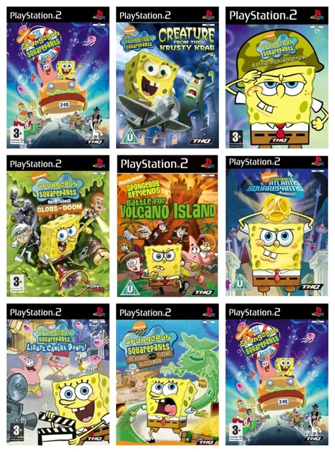 PS2 - SPONGEBOB Squarepants - Same Day Dispatched - Buy 1 Or Build Up £ ...