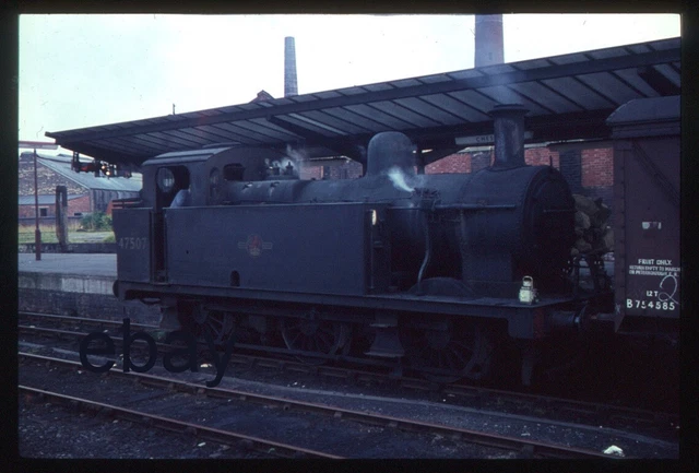 3X ORIG SLIDES-EX LMS Jinty 47507 shunts Chester & 47673 at Llandudno ...