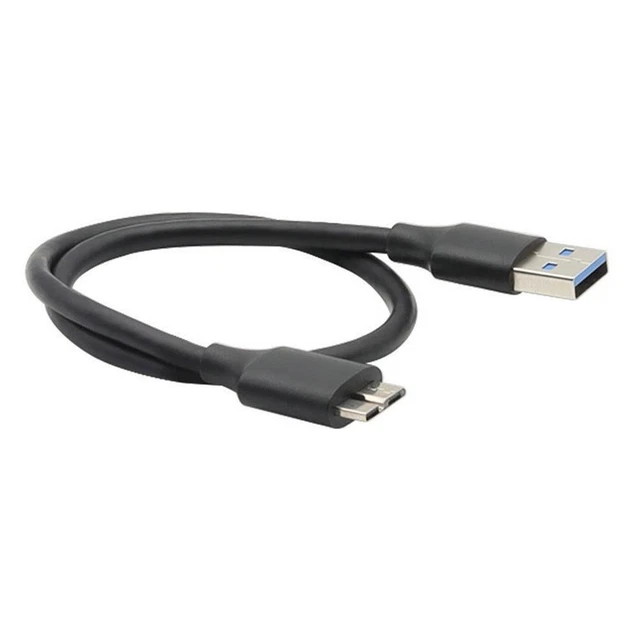 USB 3.0 AM Male to Micro B Cable Super Speed Adapter Cord for External ...