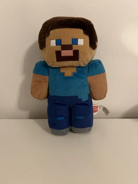 MINECRAFT MATTEL MOJANG Studios Steve Soft Toy £6.00 - PicClick UK