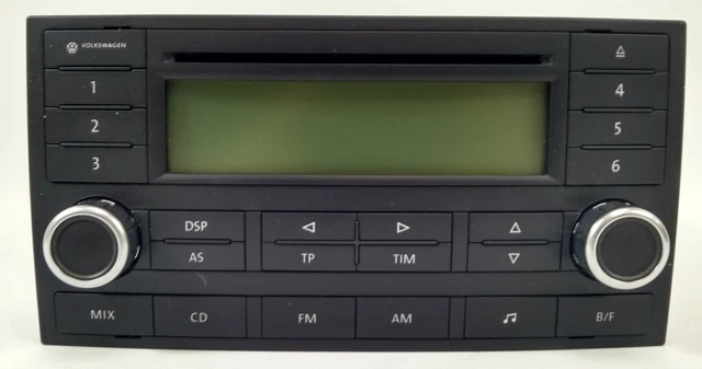 VW DELTA 6 Cd Radio Stereo Head Unit + Code Touareg Mk1 T5 Caravelle ...