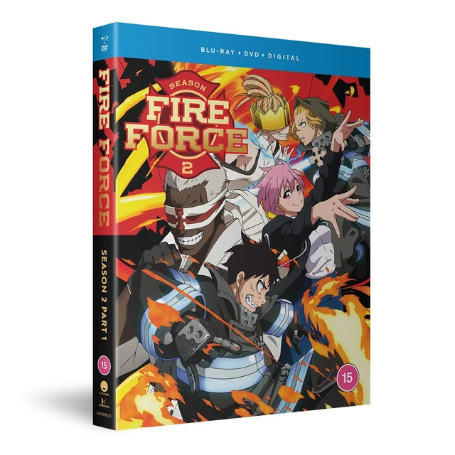FIRE FORCE SEASON 2 Part 1 - Blu-ray/DVD Combo + Digital Copy, New, DVD ...