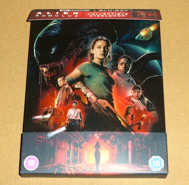 ALIEN ROMULUS : 4K Ultra UHD + Blu-ray UK Limited Edition STEELBOOK. (2 ...