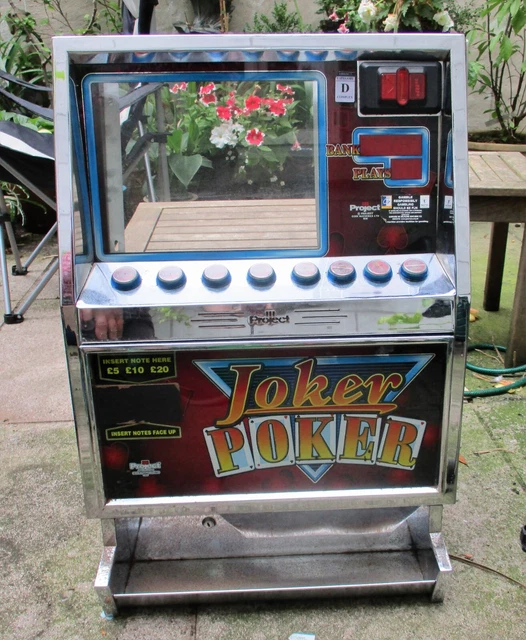 FUN FAIR AMUSEMENT Arcade Poker Machine FRONT PANEL ONLY Display. Sign ...
