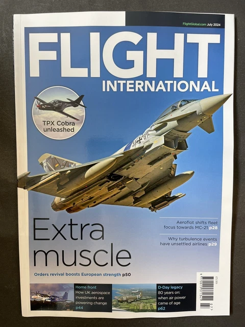 FLIGHT INTERNATIONAL MAGAZINE Issue July 2024 £10.99 - PicClick UK