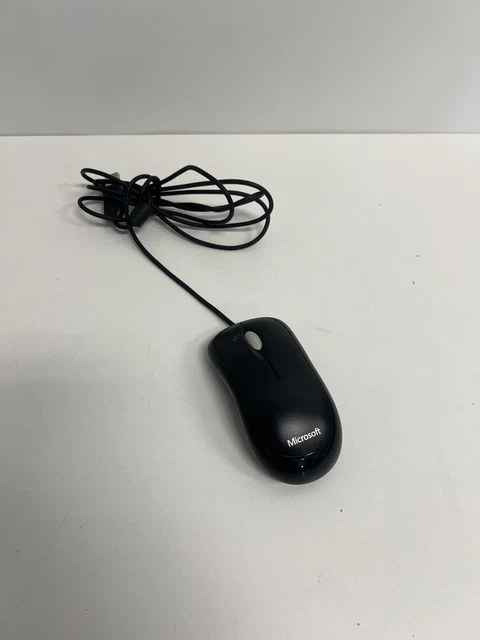 OEM OFFICIAL MICROSOFT Basic Optical Mouse v2.0 Model 1113 Black TESTED ...