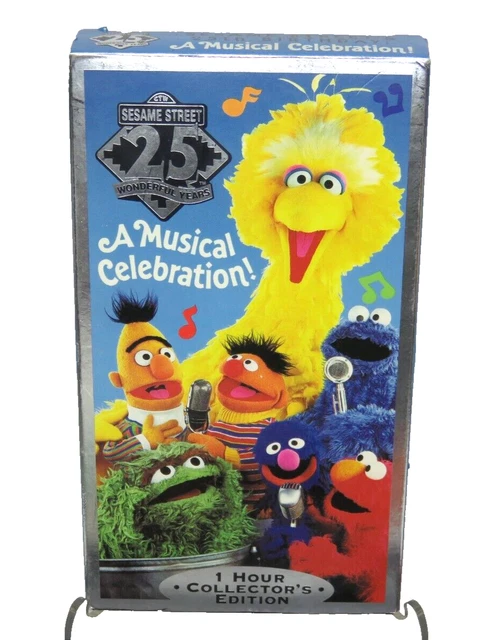 SESAME STREET 25TH Birthday A Musical Celebration VHS 1993 Classic ...